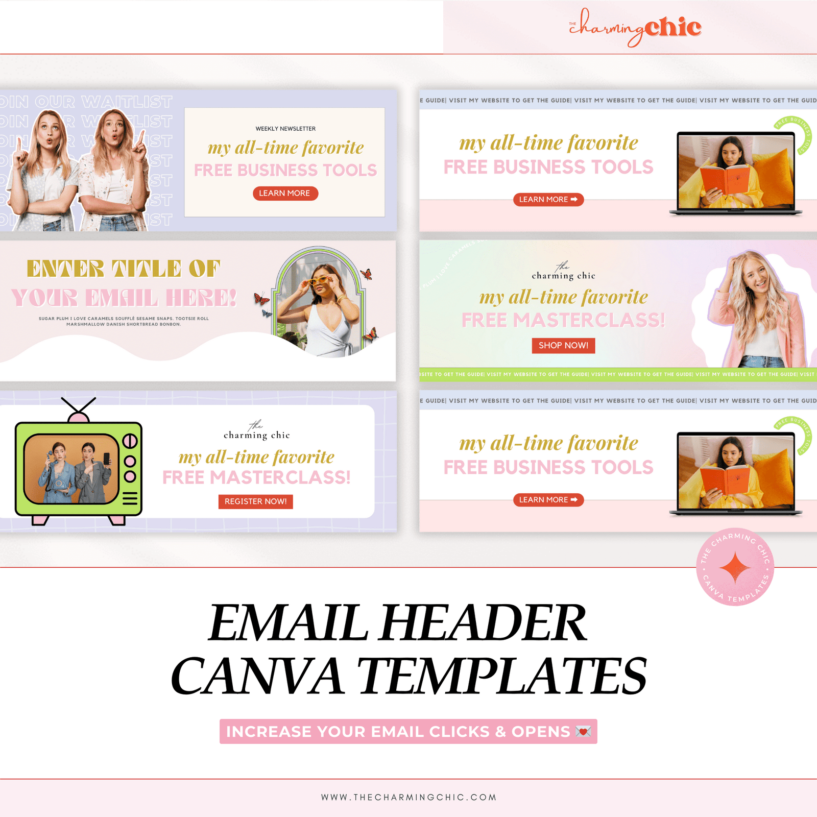 Email Header - $1 Pick & Mix - The Charming Chic